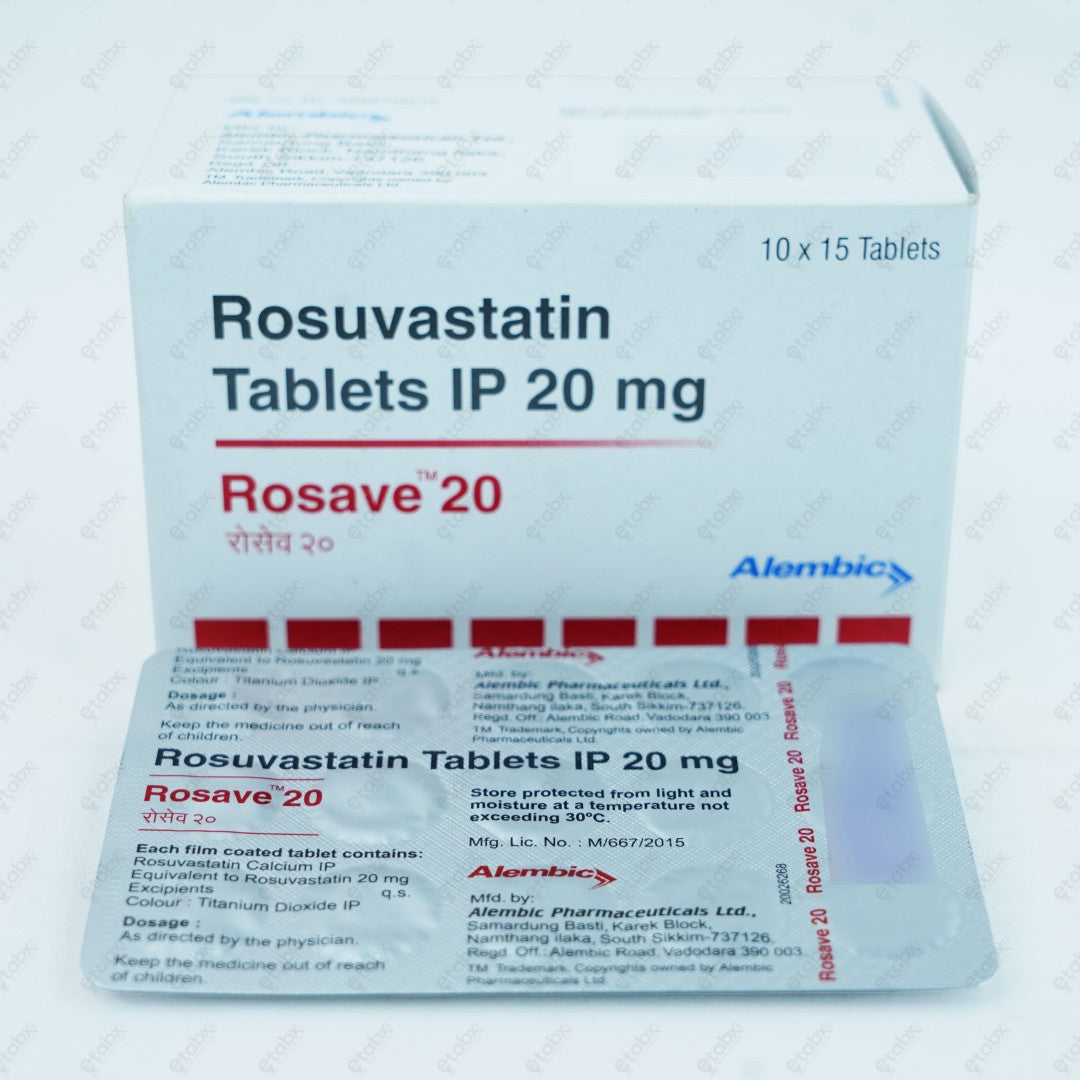 ROSAVE 20mg Tablet 15's – ETABX
