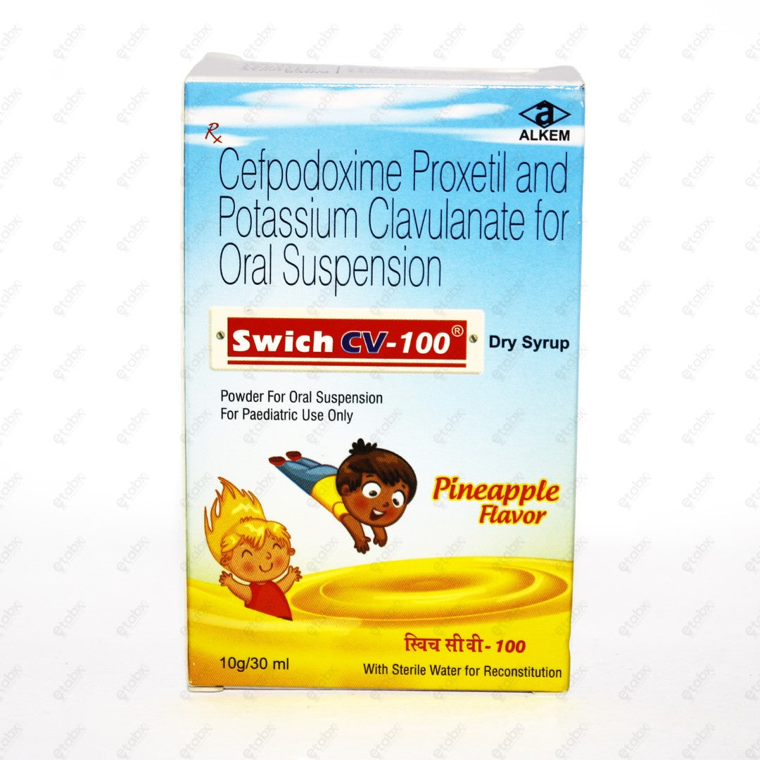 SWICH CV 100mg Dry Syrup 30ml – ETABX