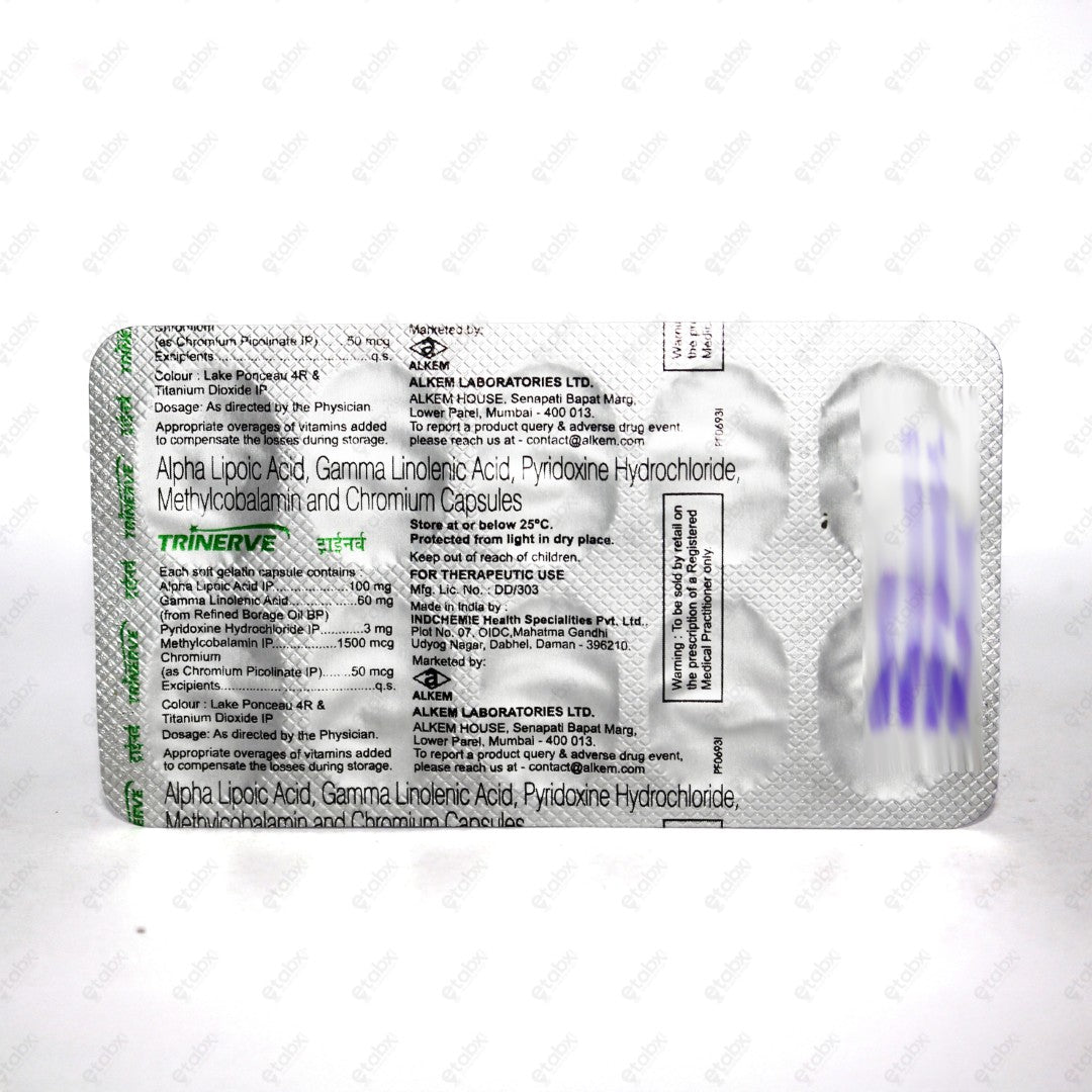 Trinerve Capsule 10's – ETABX